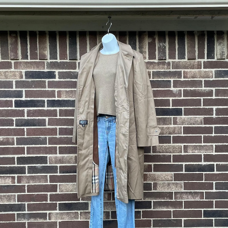 Water Resistant Trench Coat Vintage - Etsy