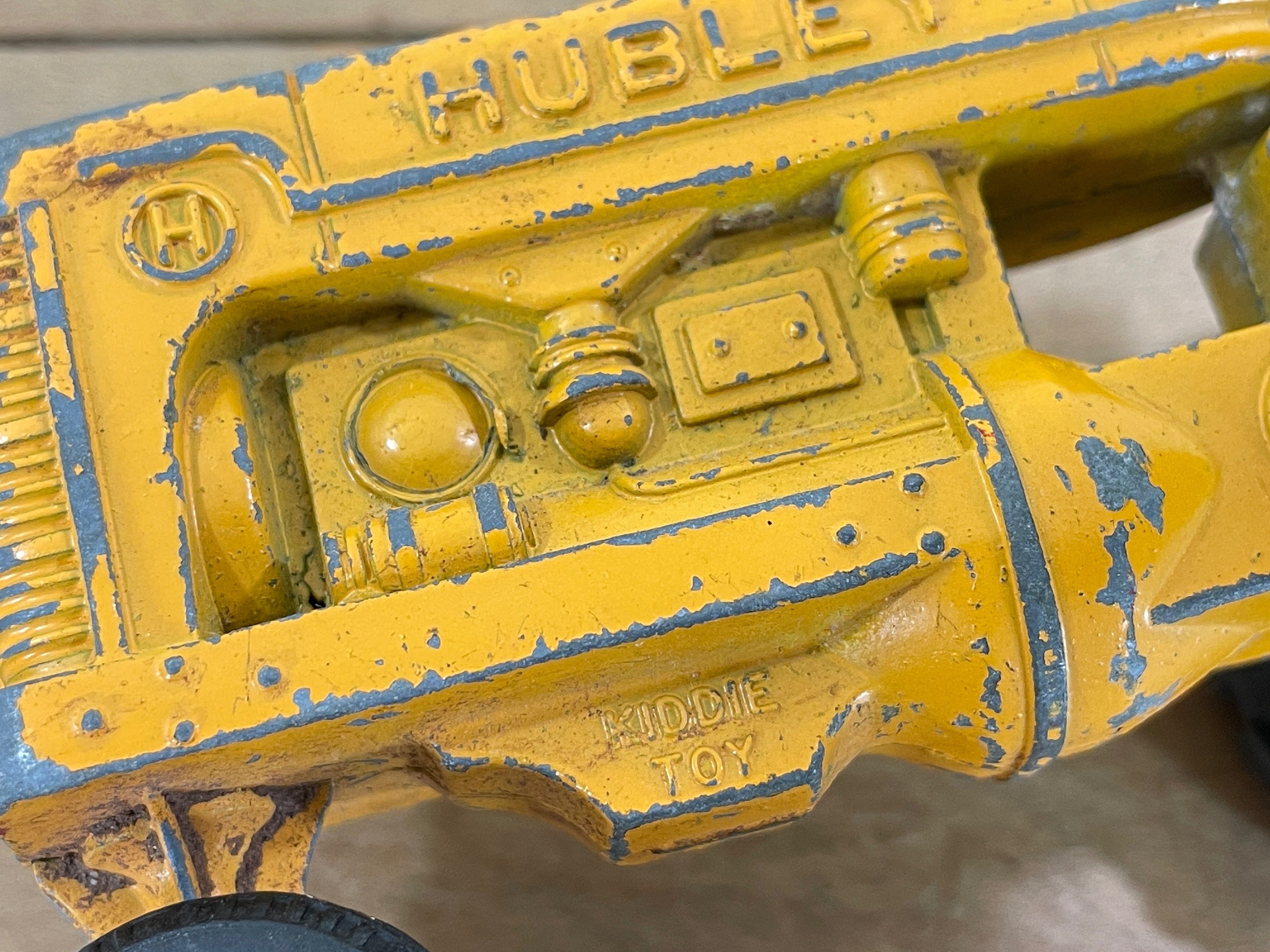 Vintage Hubley Tractor Kiddie Toy Yellow Die Cast Metal H - Etsy