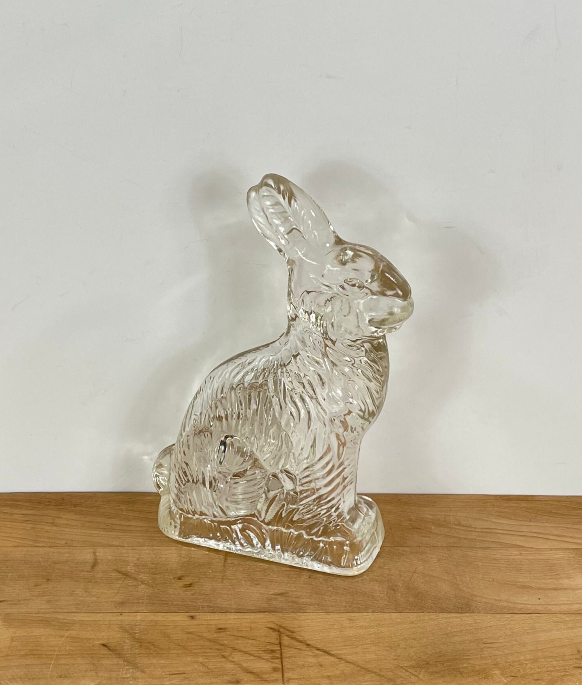 Clear Glass Peter Rabbit Candy Container by J.H. Millstein Co - Etsy