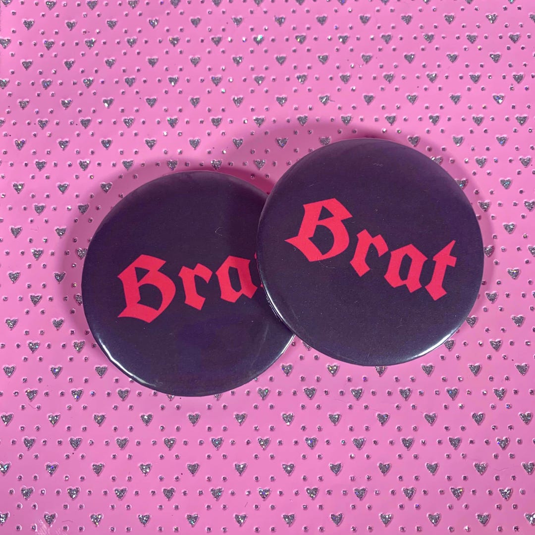 Brat Pin - Etsy