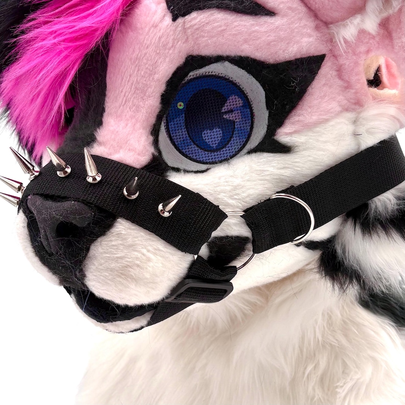 Black Spiked Fursuit Muzzle - Etsy