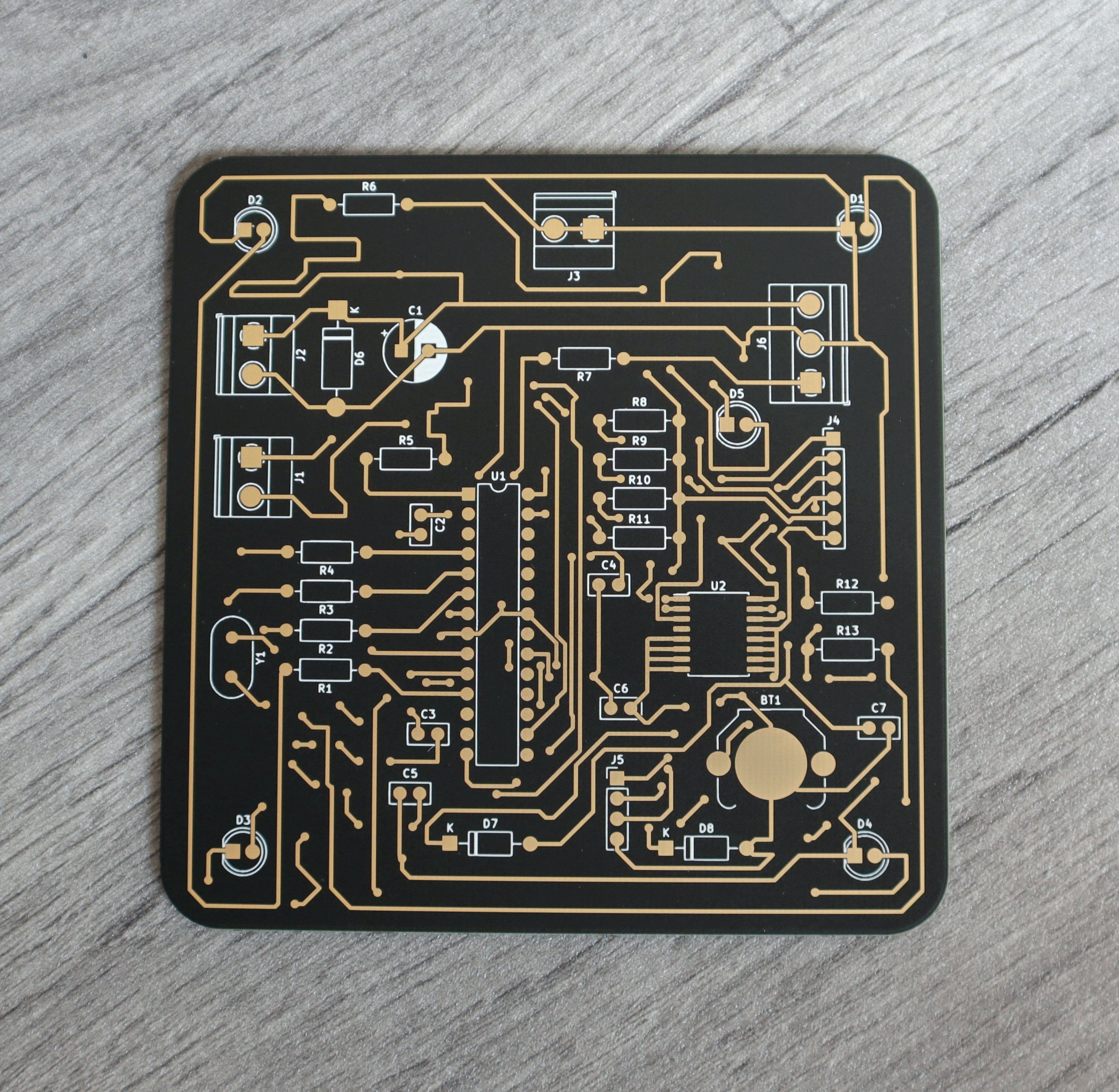 PCB Coaster available in Different Colours and Quantities, Black, Blue ...