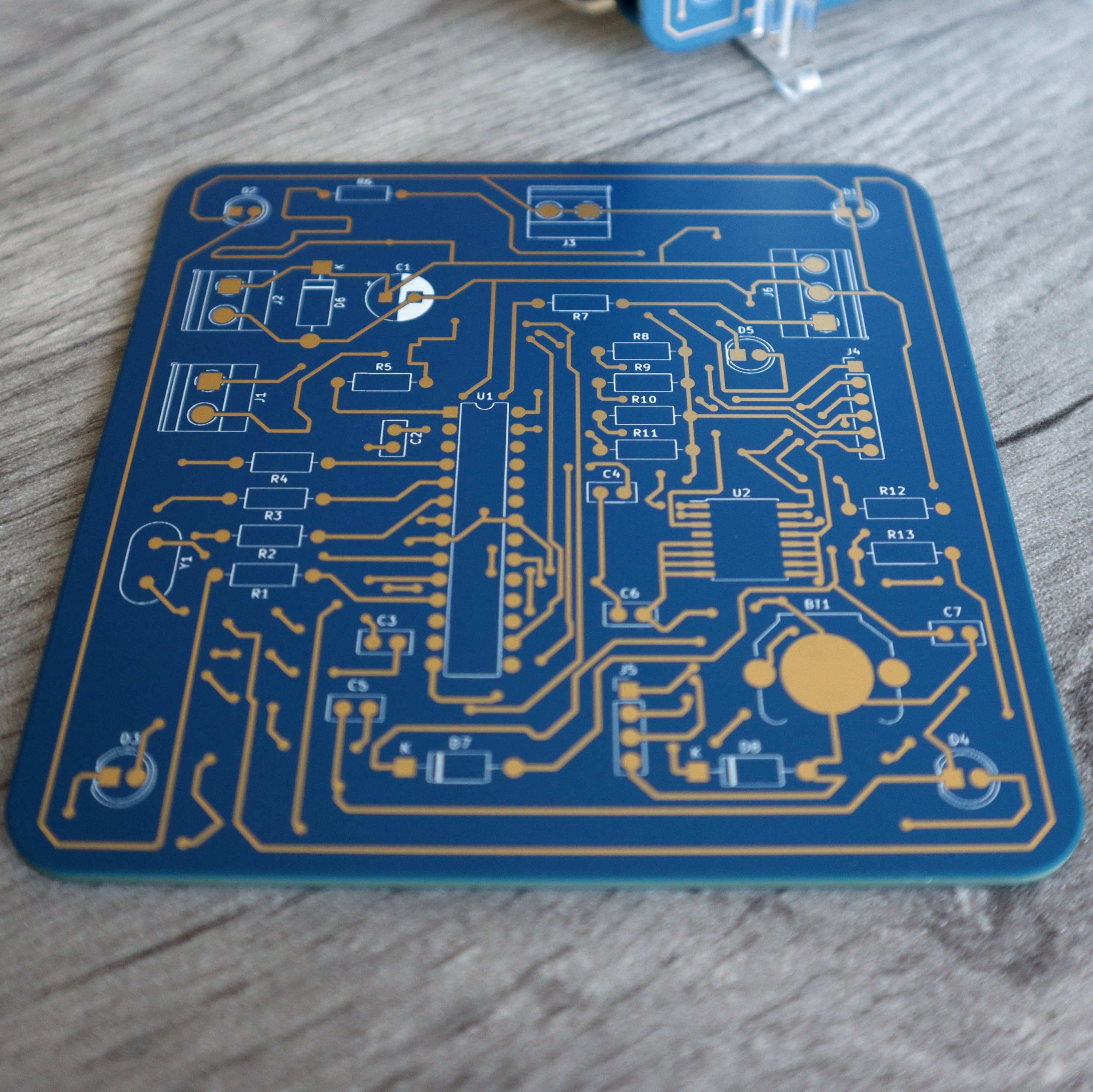 Circuit Board Coasters, Set of 4: Select Your Colours. Black, White ...