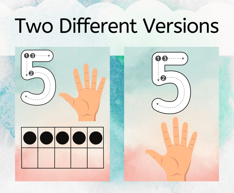 Number Flash Cards, Number Cards, Counting, School Printable, Childcare ...