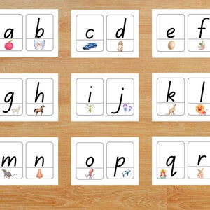 Lower Case Alphabet Flash Cards, Lower Case Letters Flash Cards, Large ...