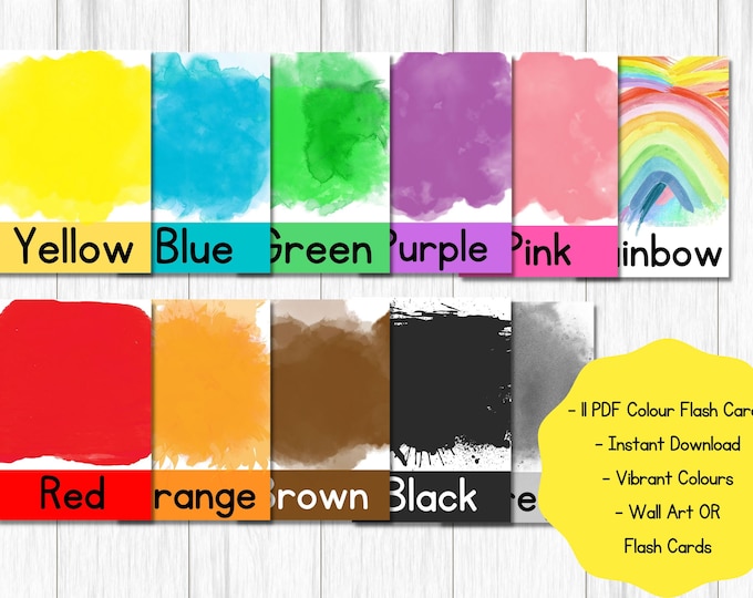 Set of 5, A7 Size Color It Yourself Cards 5 Different Designs Floral ...