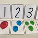 Balloon Theme 1-10 Number Flash Cards, Colour and Quantity Matching ...