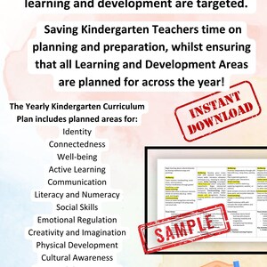 Complete Yearly Kindergarten Curriculum Plan for Early Childhood ...
