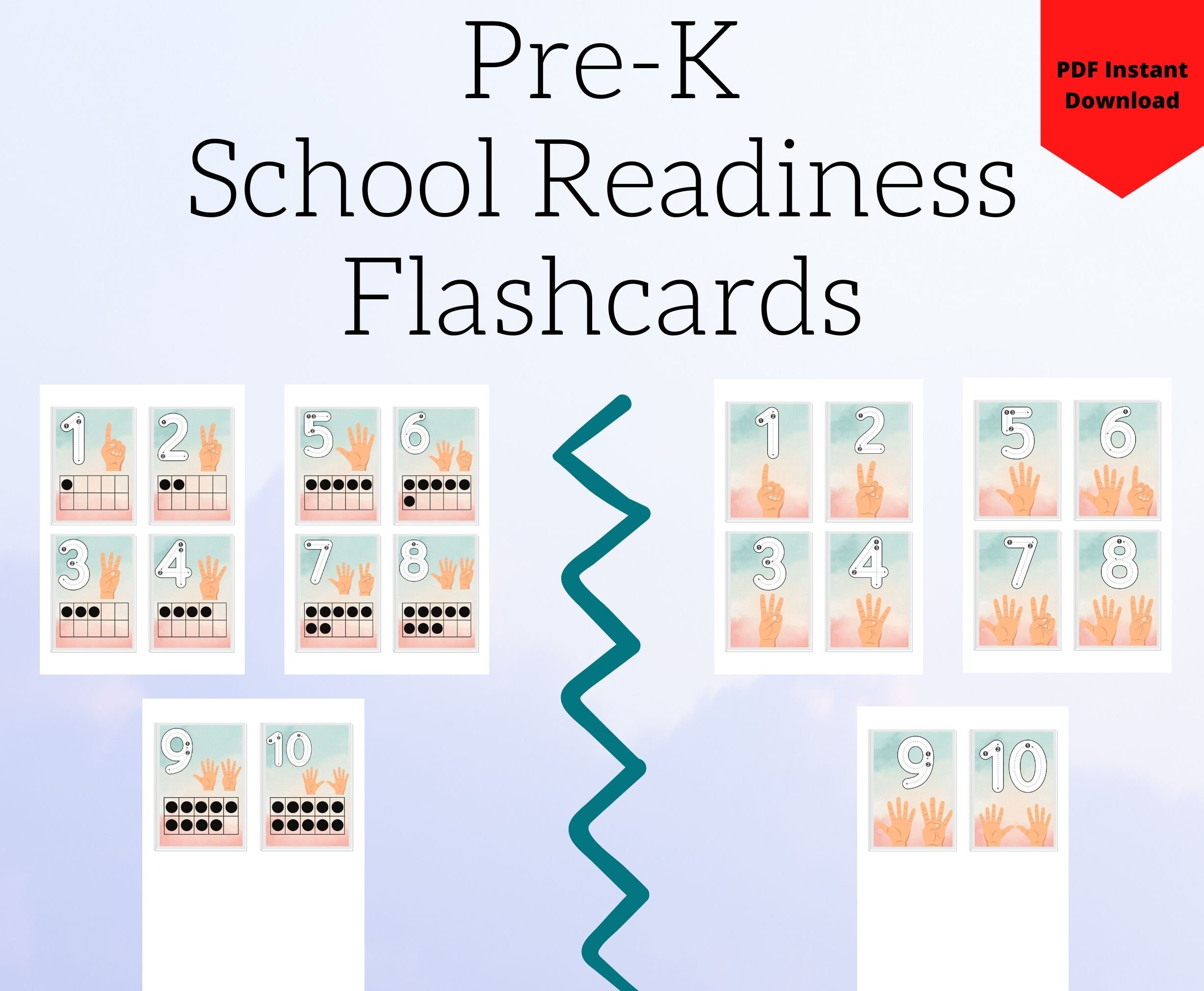 Number Flash Cards, Number Cards, Counting, School Printable, Childcare ...