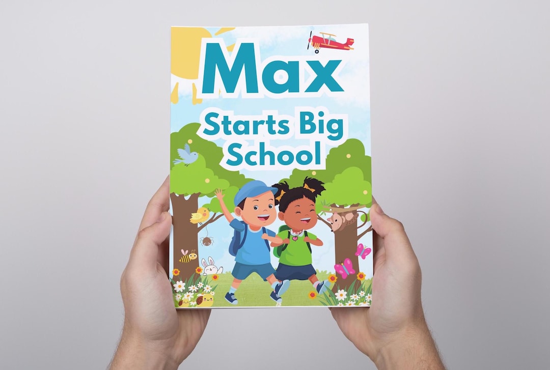 Personalised Prep Book: Custom Story for Kids Starting School, Big ...