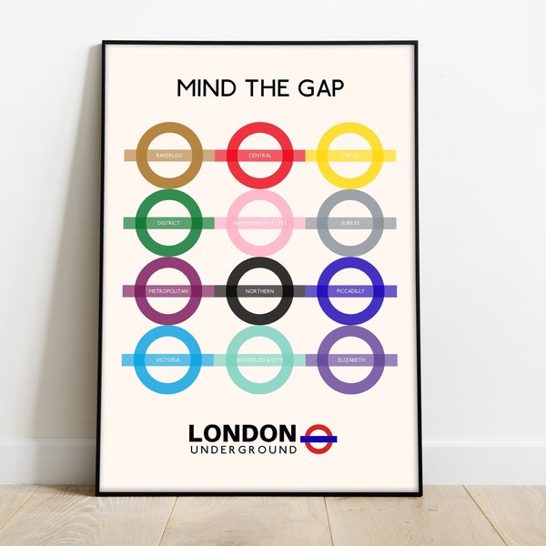 Tube Map - Etsy UK