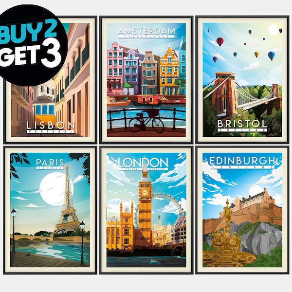 Travel Posters and Prints - Etsy UK