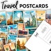 Travel Postcards | World Postcards | Postcard Print | Gift Idea | Retro ...
