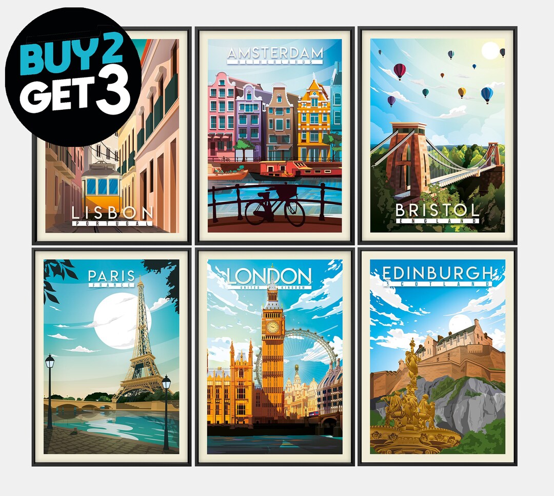 Money Saving Offer | Travel Collection | Any 3 Prints of Your Choice ...