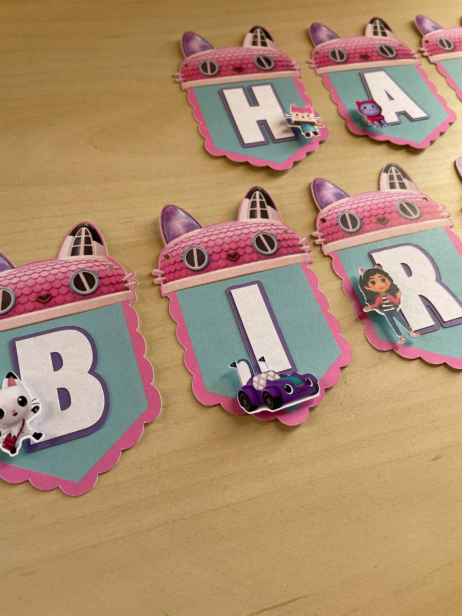 Gabby's Dollhouse Birthday Banner Personalized - Etsy