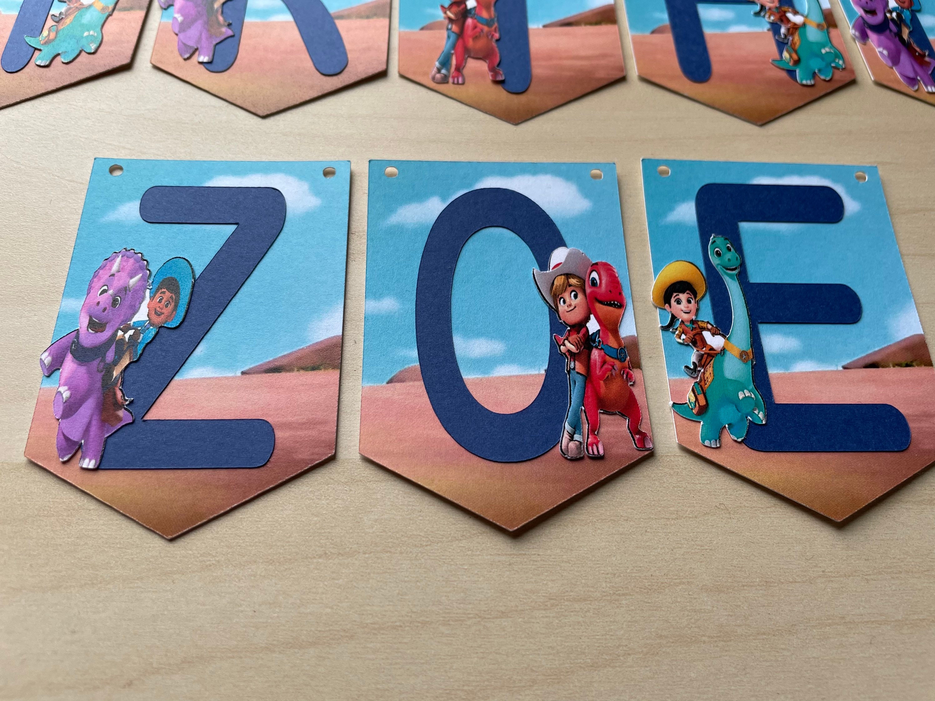 Dino Ranch Birthday Banner Personalized Dino Ranch Birthday - Etsy