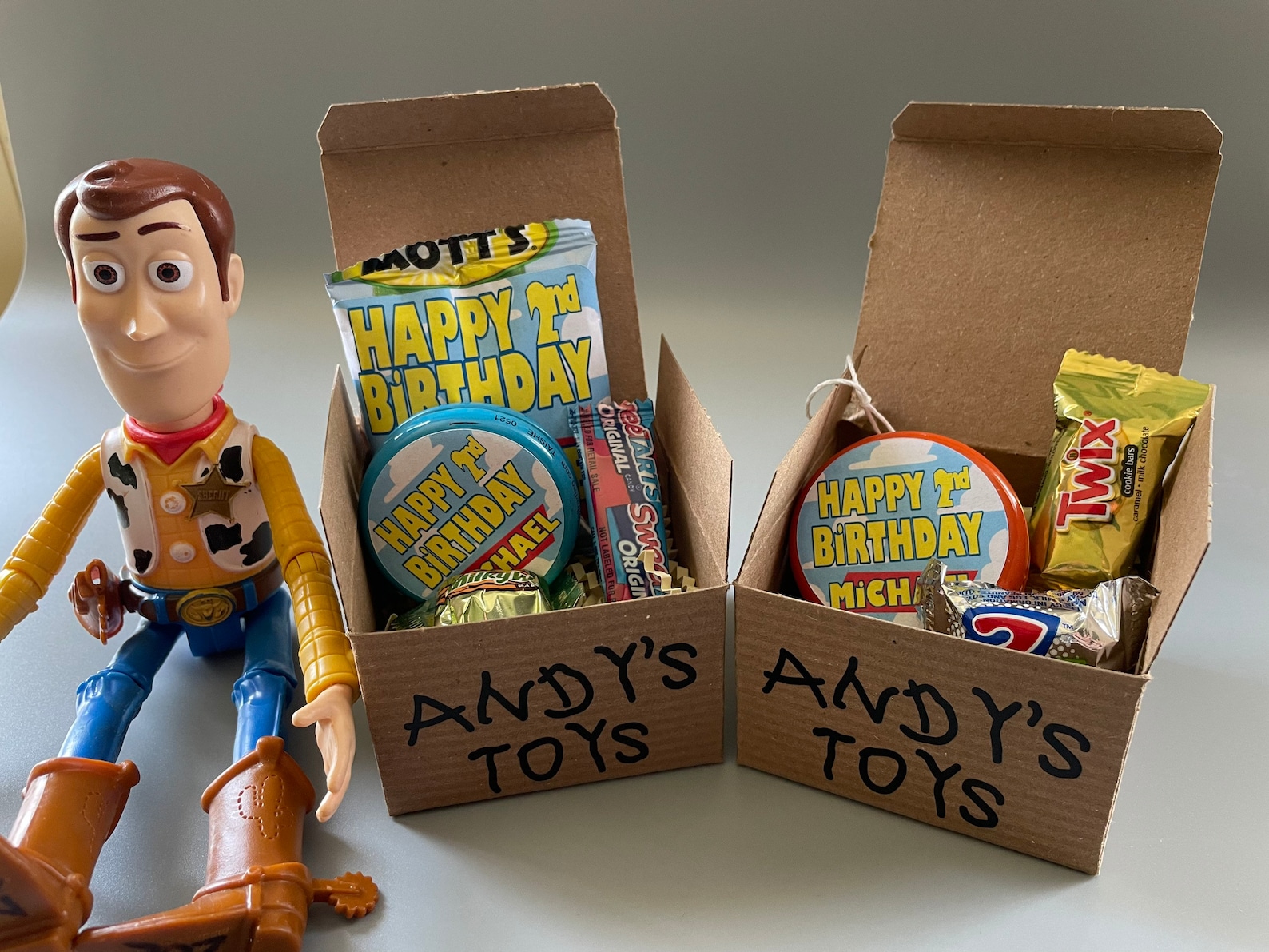 Personalized andy's Toys Toy Story Favor Box | Etsy