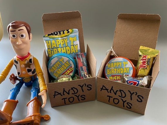 Personalized andy's Toys Toy Story Favor Box - Etsy