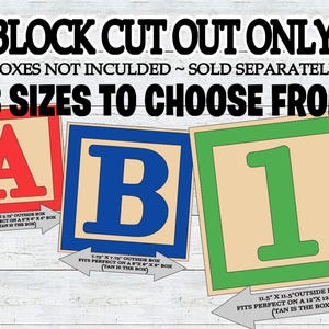 Create Your Own Party Decor Blocks ~ Custom ~ Baby Shower Décor ...
