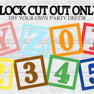 Create Your Own Party Decor Blocks ~ Custom ~ Baby Shower Décor ...