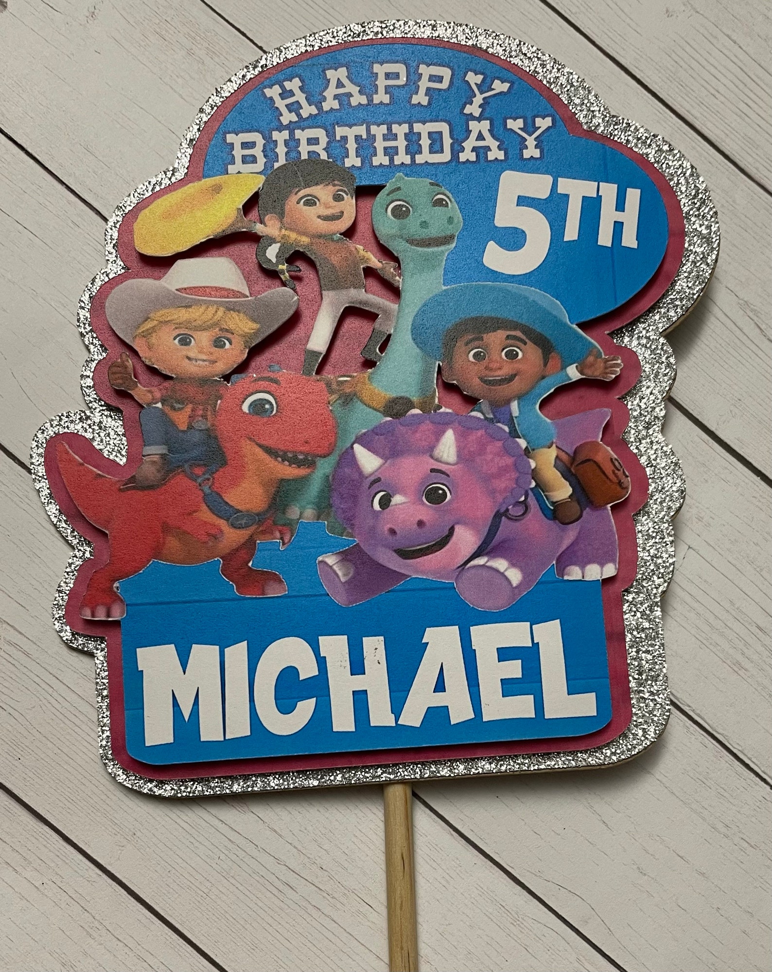 Personalized Dino Ranch Cake Topper Cake Topper Dino Ranch | Etsy