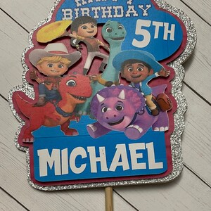 Personalized Dino Ranch Cake Topper ~ Cake Topper ~ Dino Ranch Favors ...