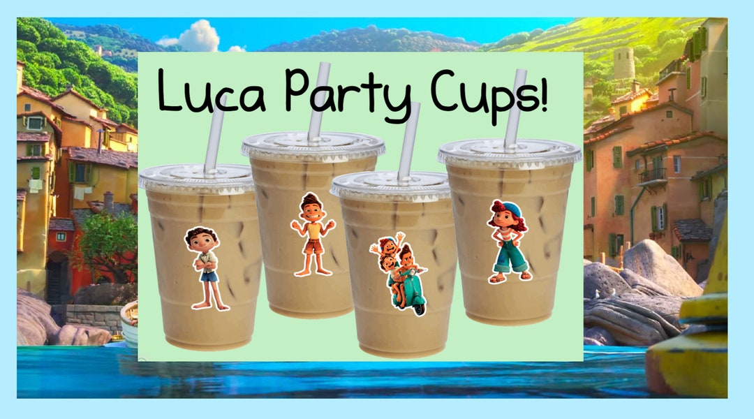 Party Cups ~ Luca Party Cups ~ Favors ~ Plastic Cups ~ Boy or Girl ...