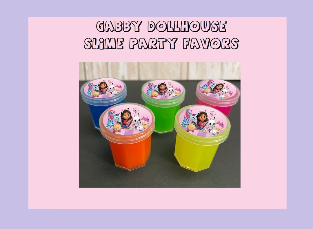 Gabby Dollhouse Slime Favors ~ Favors ~ Slime Favors ~ Boy or Girl ...