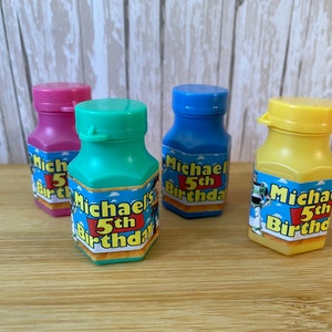 Personalized Toy Story Mini Bubbles ~ Bubbles ~ Party Favors ~ Boy or ...