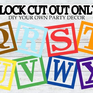 Create Your Own Party Decor Blocks ~ Custom ~ Baby Shower Décor ...