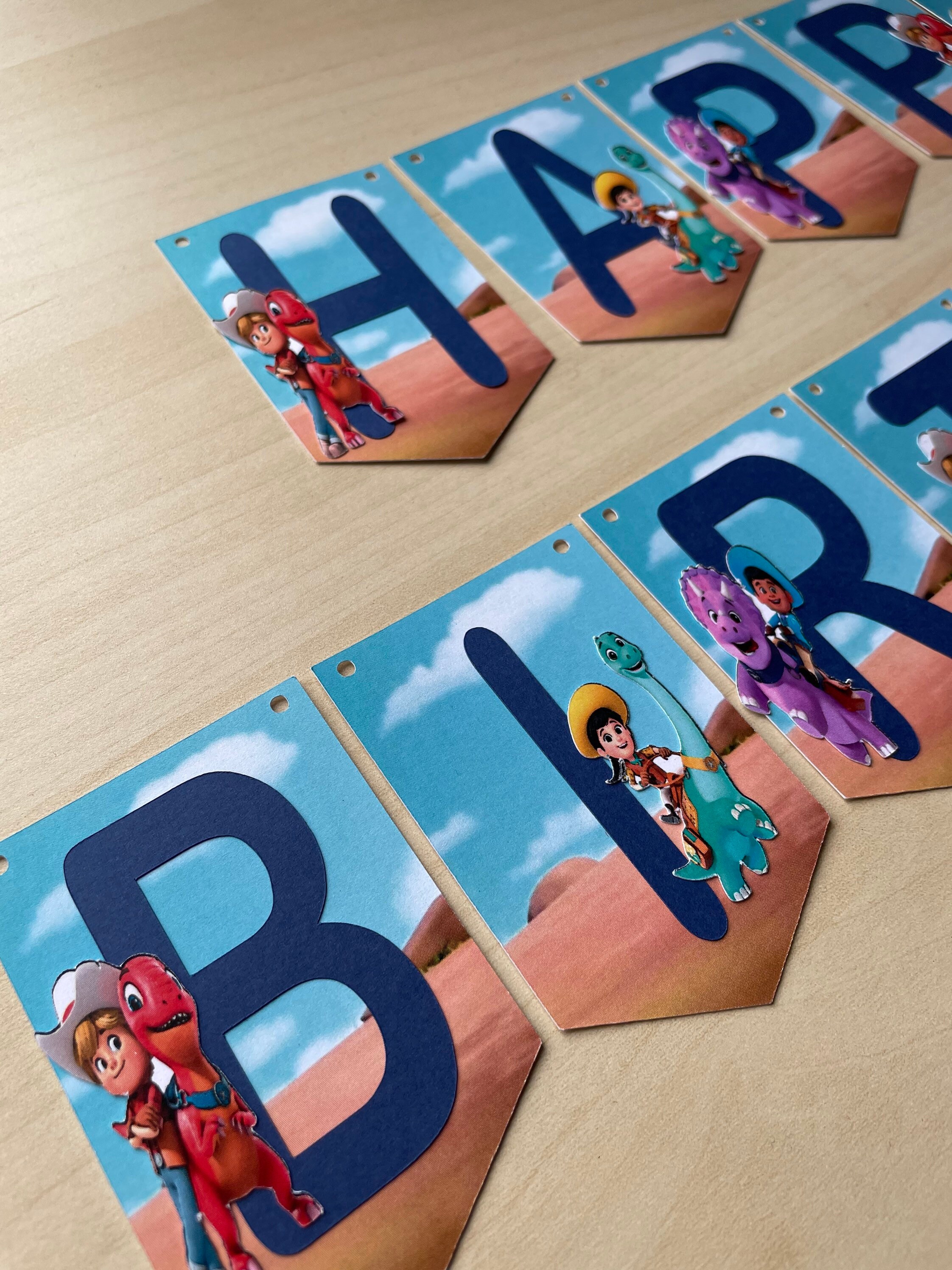 Dino Ranch Birthday Banner Personalized Dino Ranch Birthday - Etsy