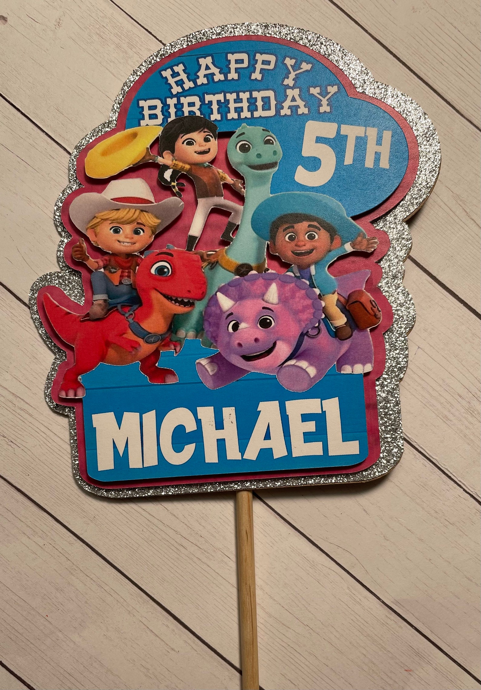 Personalized Dino Ranch Cake Topper Cake Topper Dino Ranch | Etsy