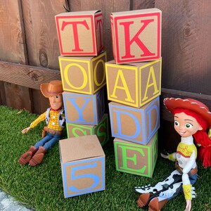 6" X 6" X 6" Toy Story Alphabet Block ~ Custom ~ Toy Story Décor ~ Toy ...