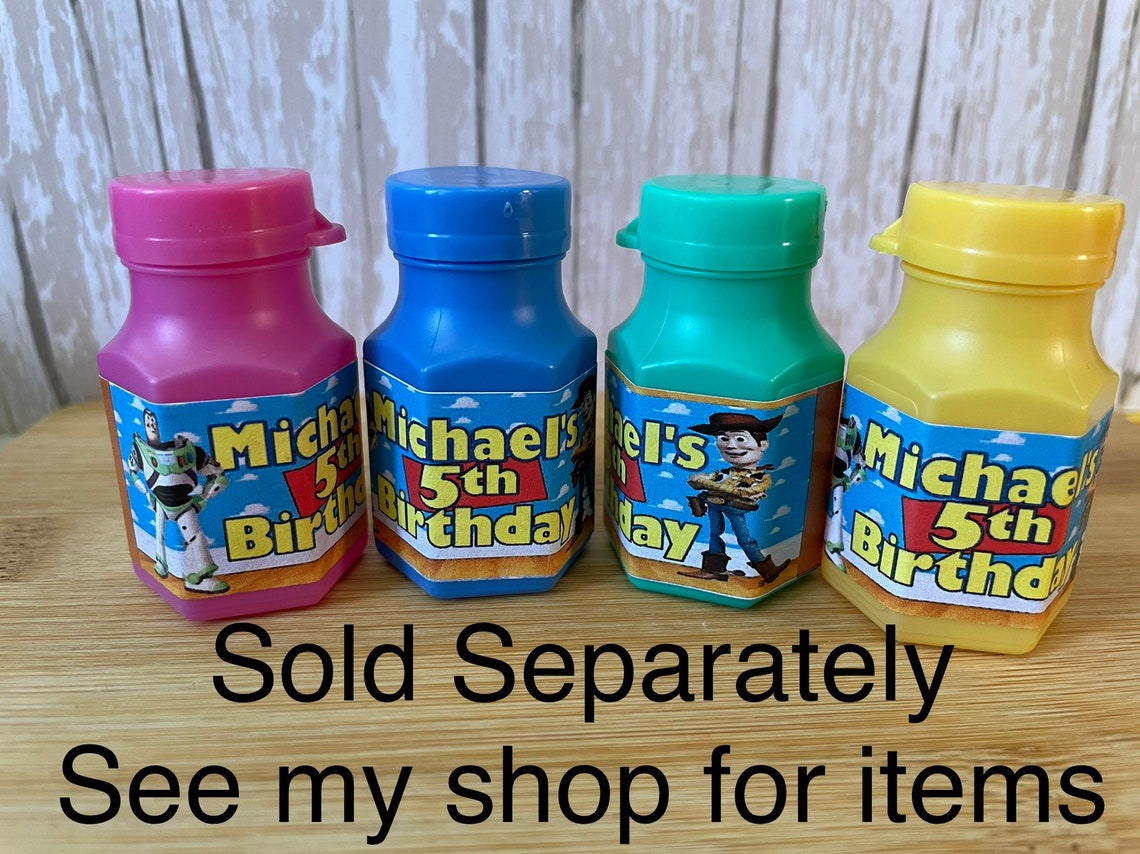 Personalized "andy's Toys" Toy Story Favor Box ~ 2 Different Sizes ...