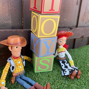 4" X 4" X 4" Toy Story Alphabet Block ~ Custom ~ Toy Story Décor ~ Toy ...