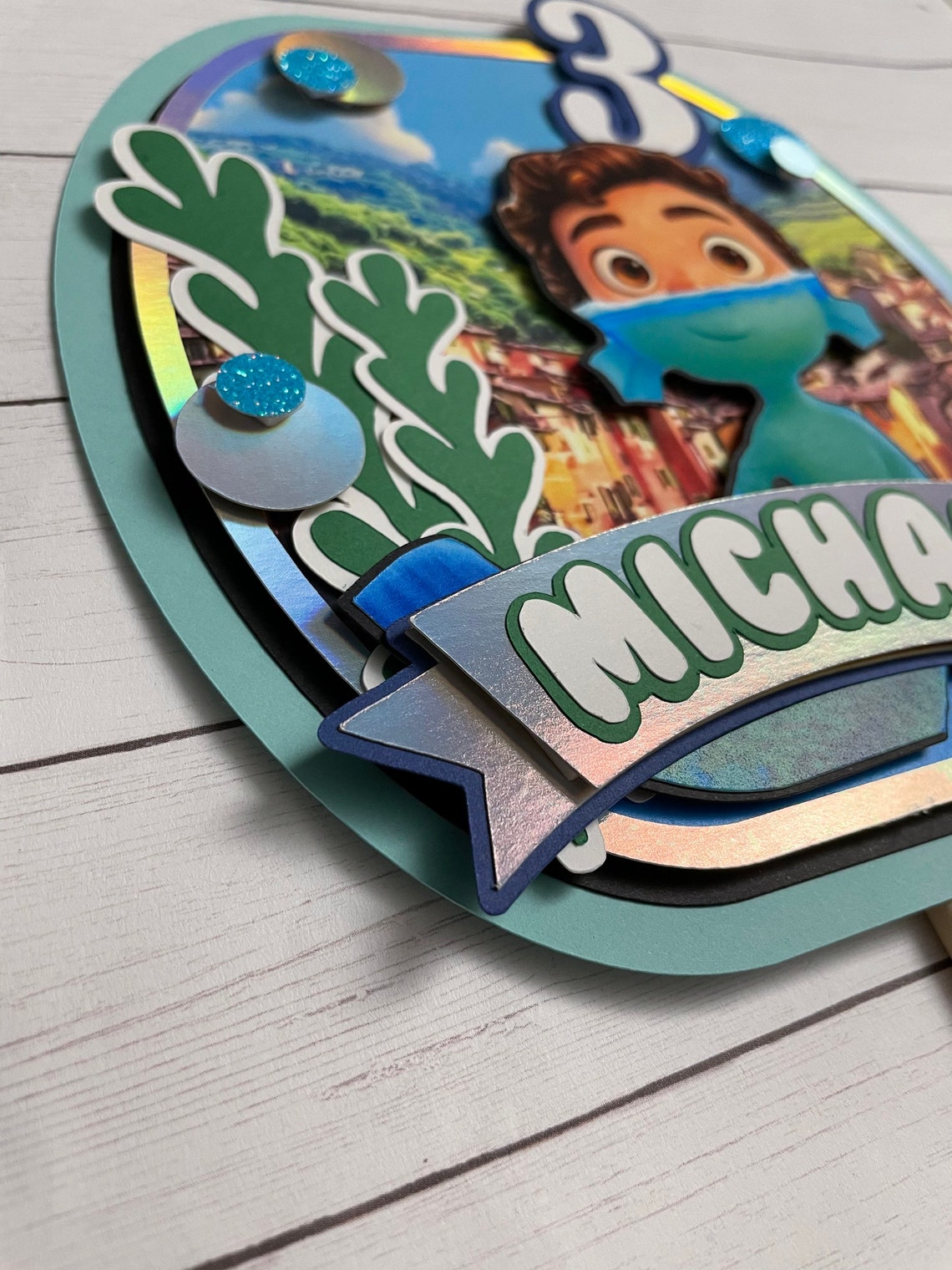 Personalized Luca Cake Topper Cake Topper Luka Favors - Etsy