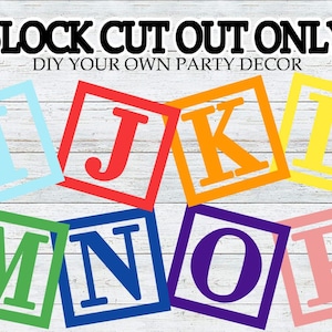 Create Your Own Party Decor Blocks ~ Custom ~ Baby Shower Décor ...