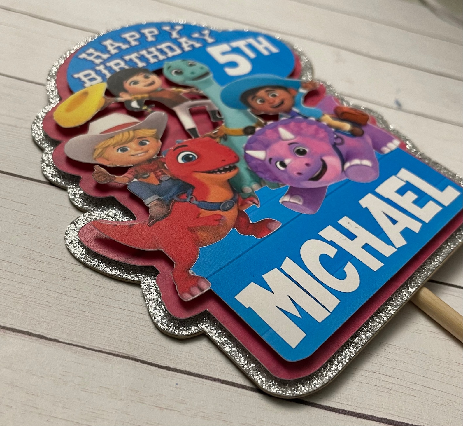 Personalized Dino Ranch Cake Topper Cake Topper Dino Ranch - Etsy