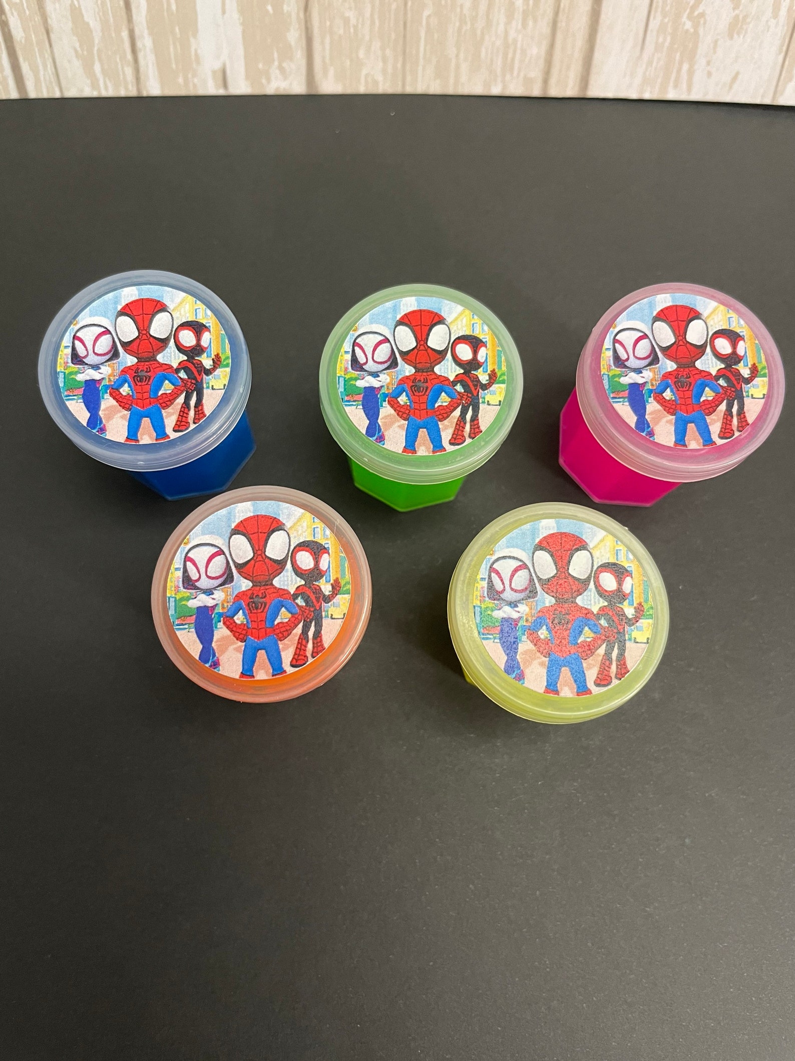 Spidey and His Amazing Friends Slime Favors Favors Slime - Etsy