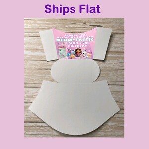 Personalized Gabby Snack Boxes ~ Snack Box or Popcorn Box Favors ~ Boy ...