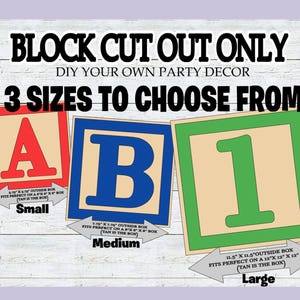 Create Your Own Party Decor Blocks ~ Custom ~ Baby Shower Décor ...