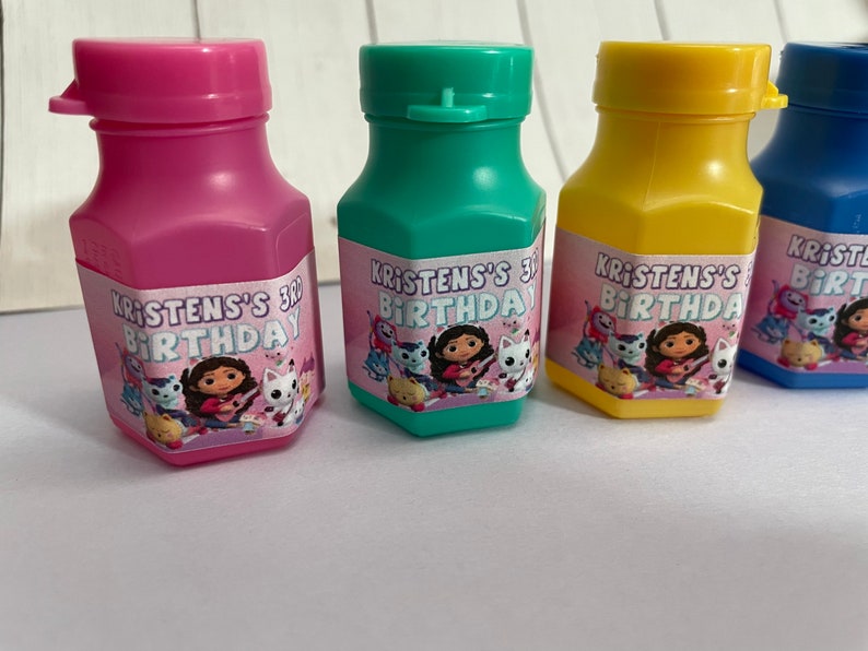 Personalized Gabby's Dollhouse Mini Bubbles Bubbles - Etsy
