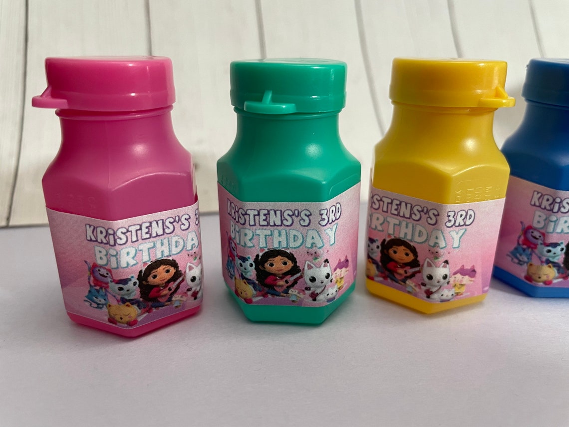 Personalized Gabby's Dollhouse Mini Bubbles Bubbles - Etsy