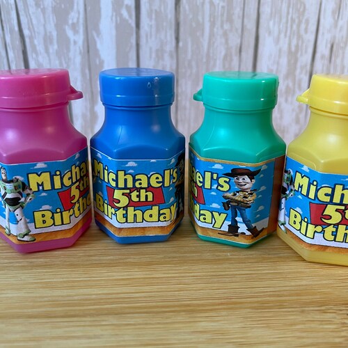 Personalized Toy Story Mini Bubbles Bubbles Party Favors - Etsy