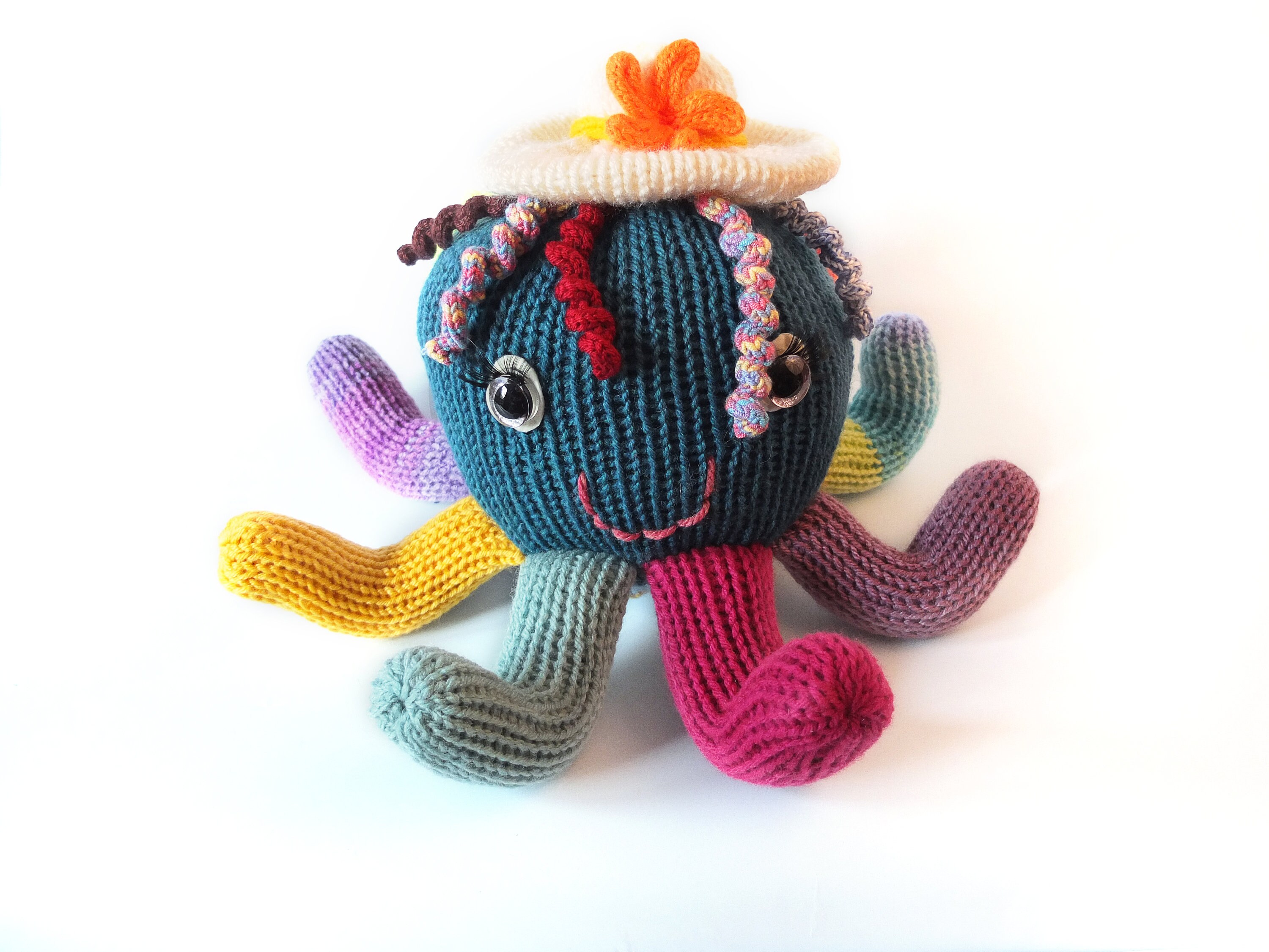 Molly the Octopus - Circular Knitting Machine PDF Pattern for Addi ...