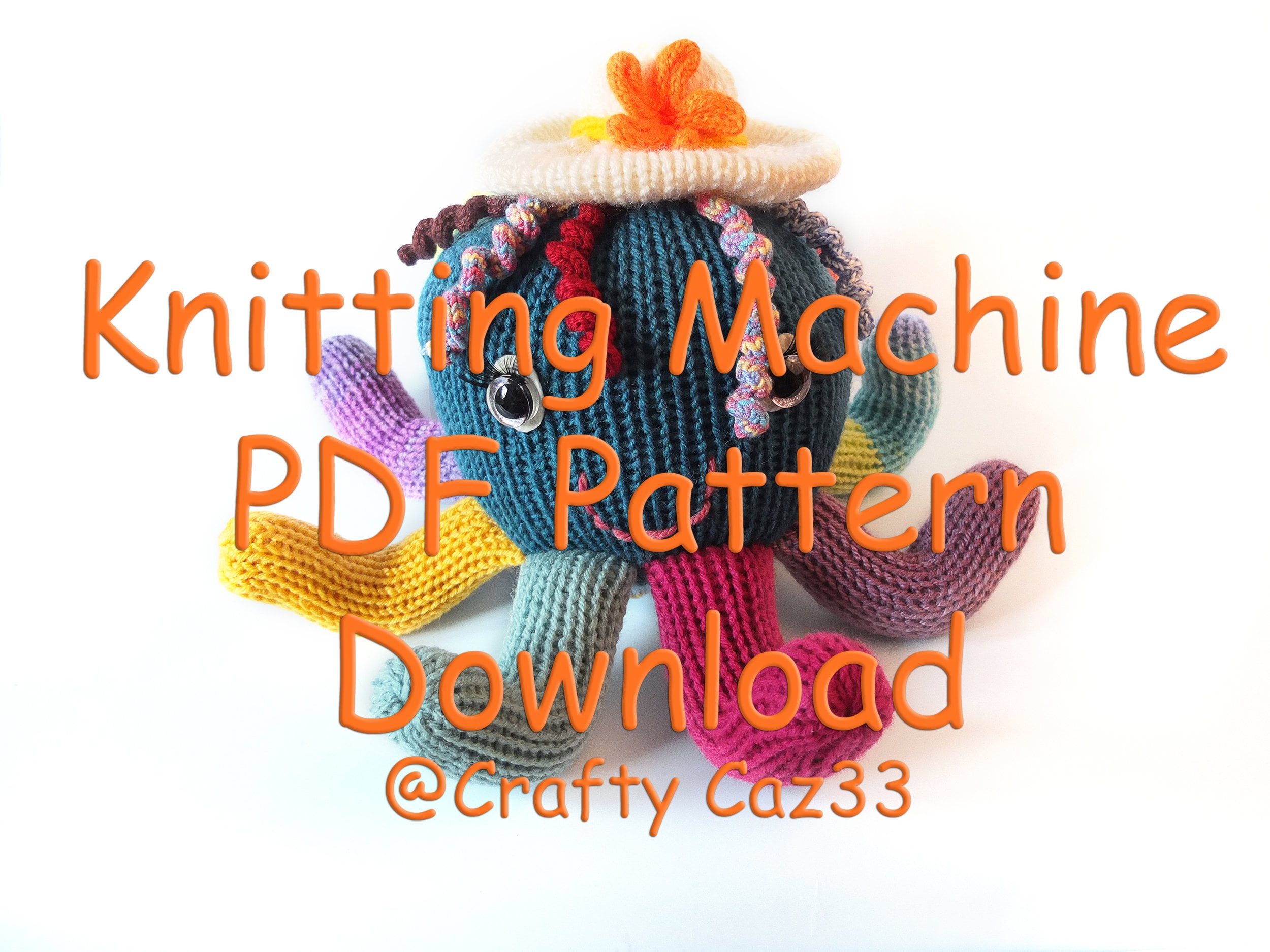 Molly the Octopus - Circular Knitting Machine PDF Pattern for Addi ...