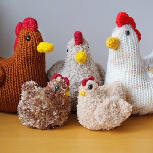 Cheeky Chicken Pattern in 3 Sizes for Circular Knitting Machines PDF ...