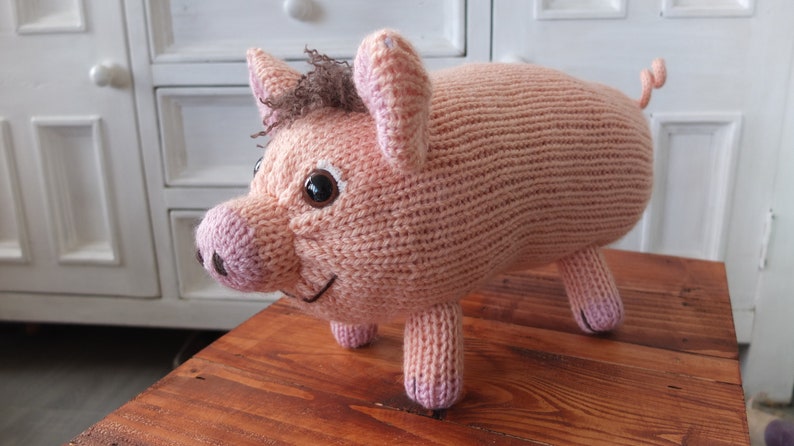 Roly Poly Piggy Knitting Machine Pattern (PDF Download) - Etsy