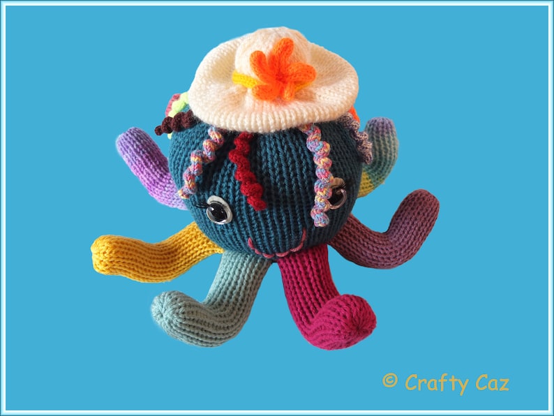 Molly the Octopus - Circular Knitting Machine PDF Pattern for Addi ...