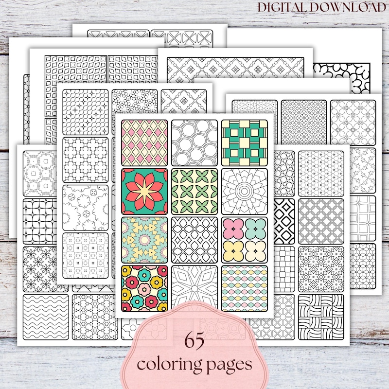 Geometric Tile - Etsy